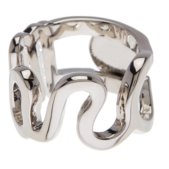 Marc Jacobs | Jewelry | Nwt Marc Jacobs Silver Script Signature Logo ...